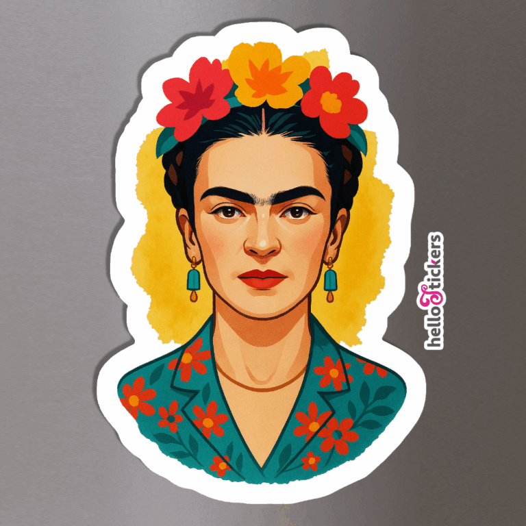 sticker frida kahlo autocollant - 270425 - Stickers Autocollants ...